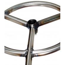 Stainless Steel Double Fire Ring - 24 Inch